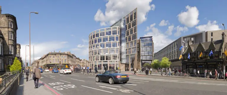 Haymarket Edinburgh Buildings, Development
