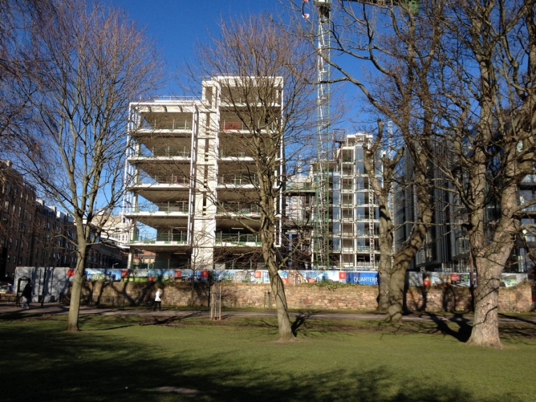 Quartermile Edinburgh property: flats, buildings
