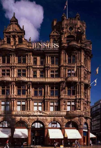 Jenners Edinburgh department store: Princes St shop